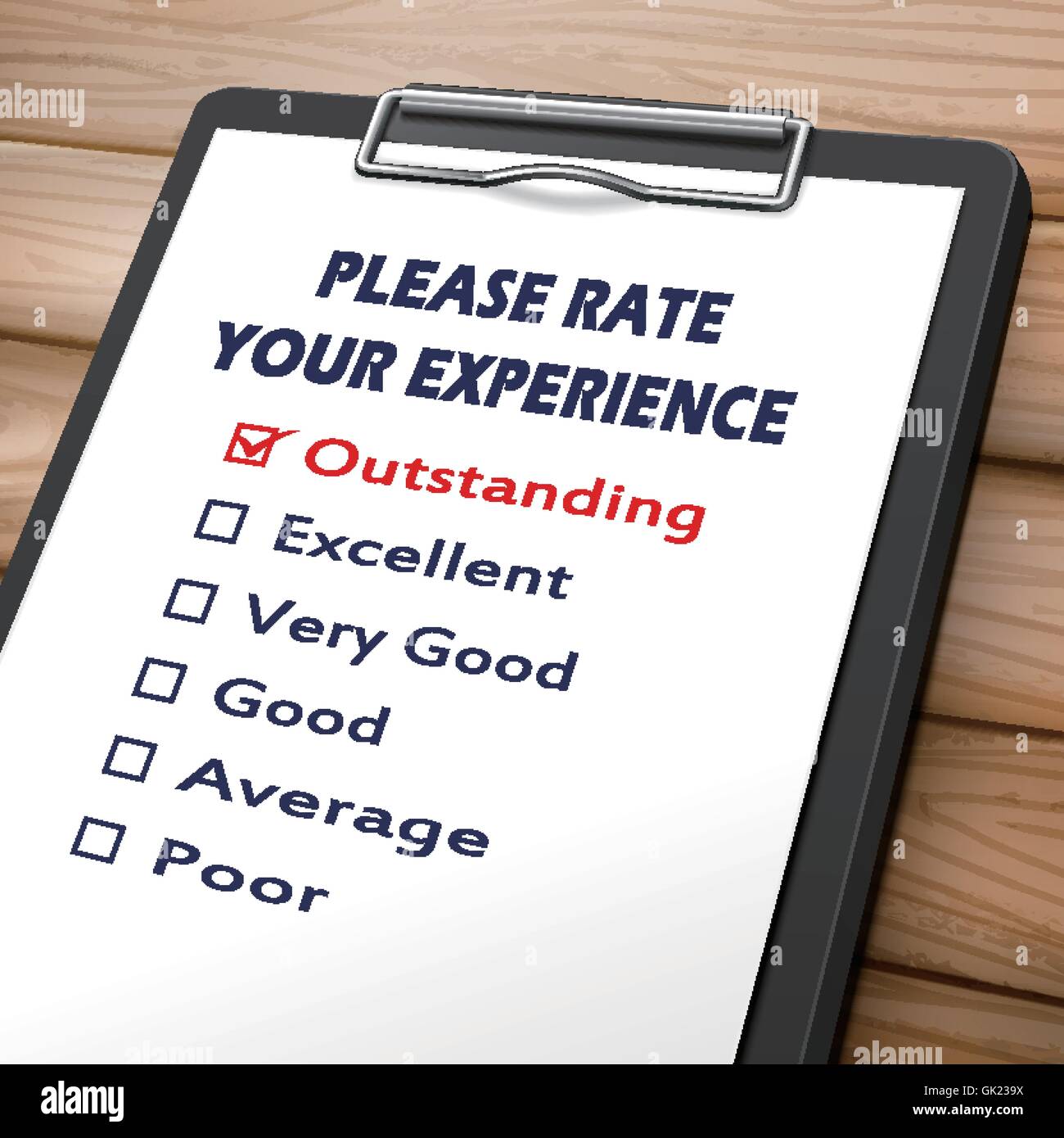 Wooden table please Stock Vector Images - Alamy