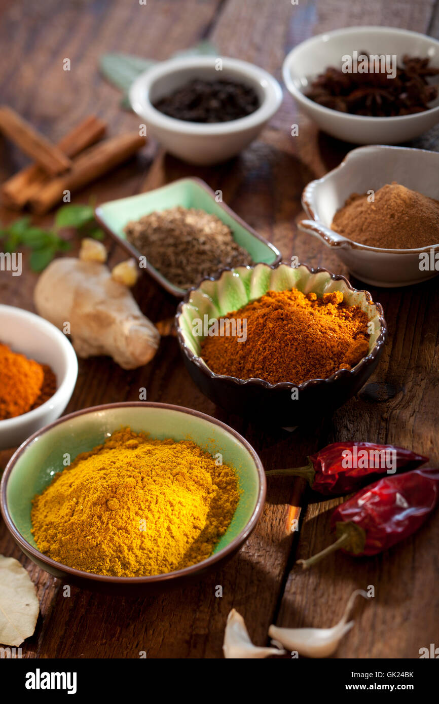 spice spices variety Stock Photo - Alamy