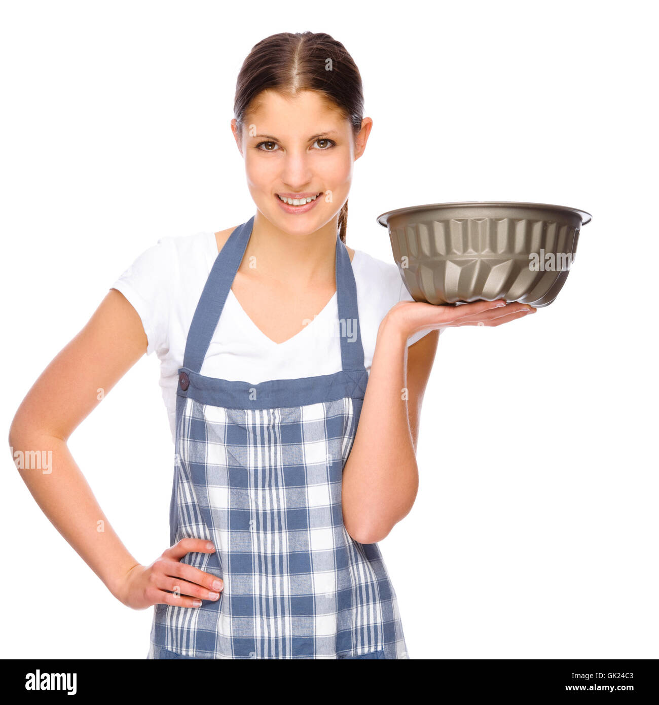 woman with cooking apron Stock Photo - Alamy