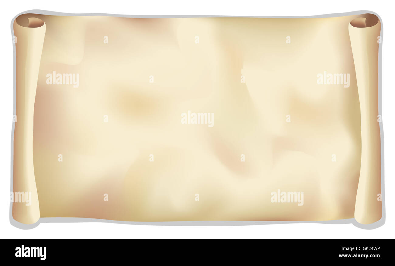 roll retro sheet of paper Stock Photo - Alamy