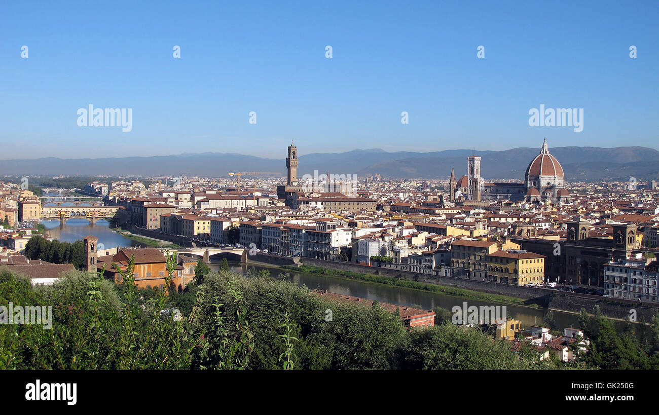 Florence panorama hi-res stock photography and images - Alamy