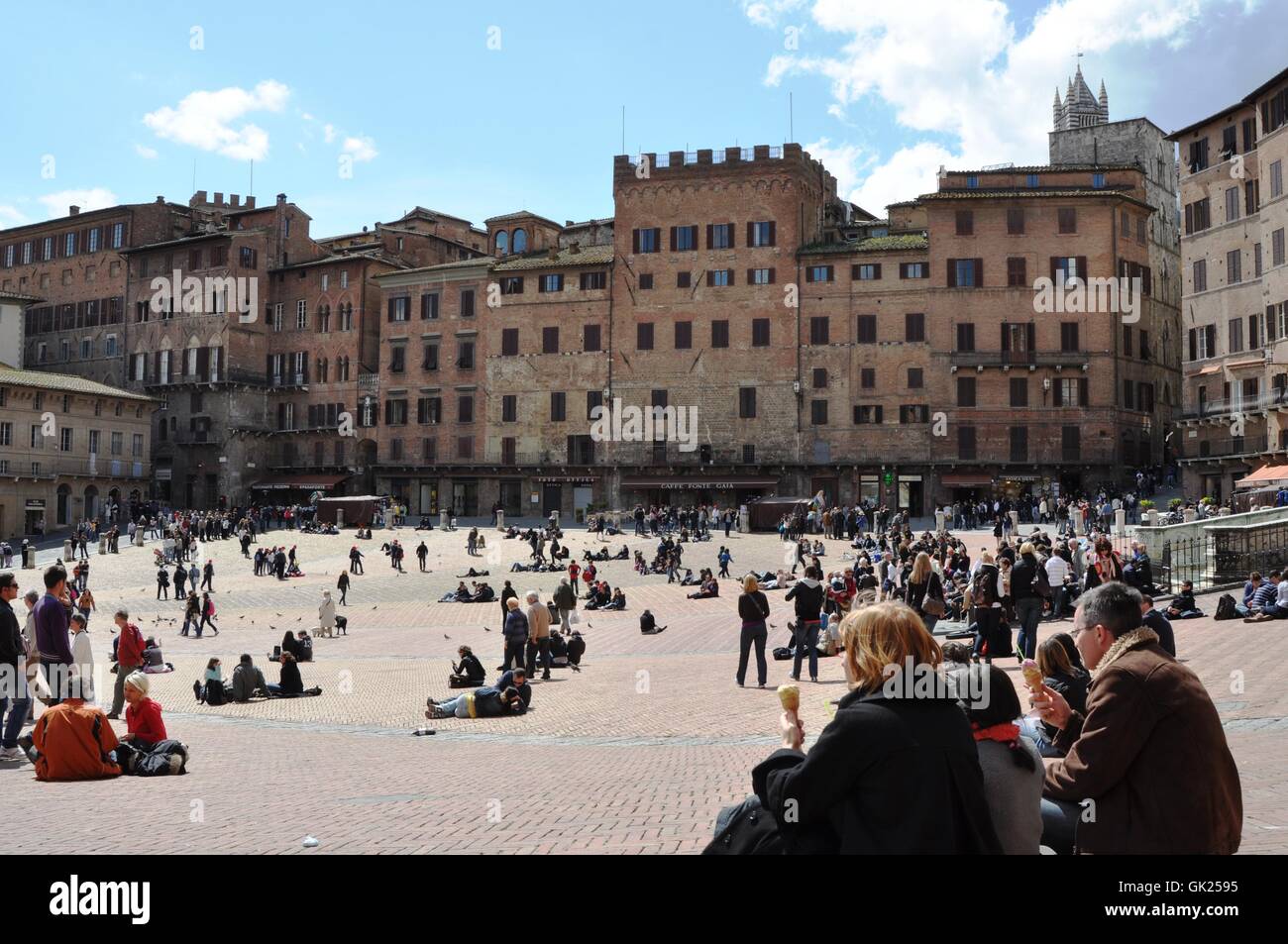 tuscany square central Stock Photo - Alamy