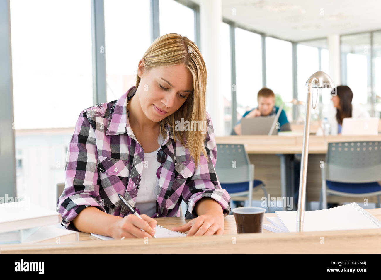 woman write wrote Stock Photo - Alamy