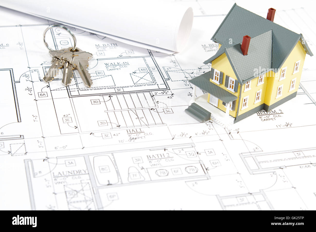 house building model Stock Photo - Alamy