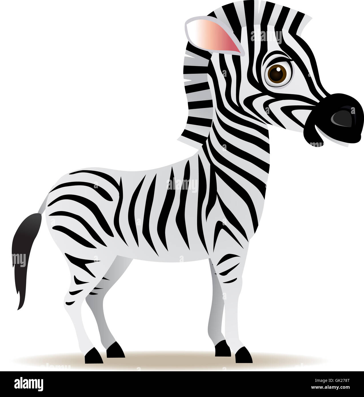 Zebra cartoon art hi-res stock photography and images - Alamy
