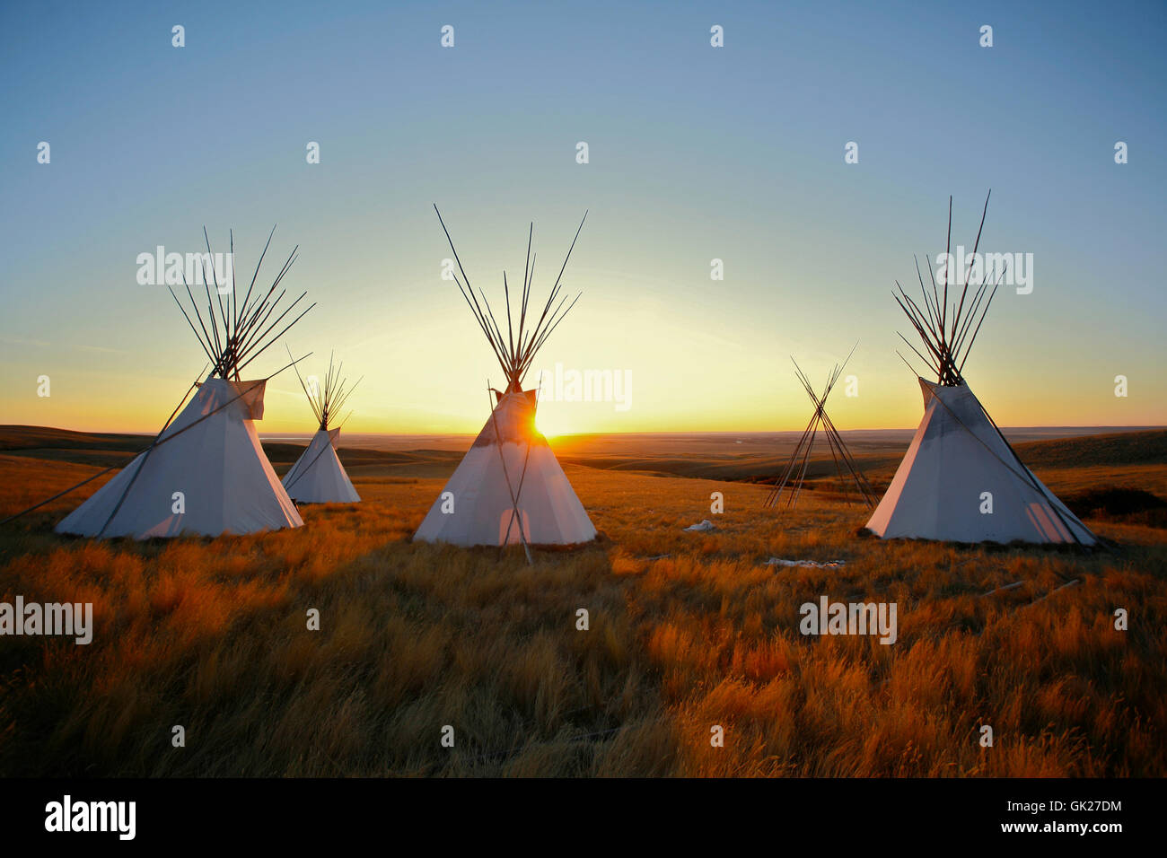 native canada tent Stock Photo - Alamy