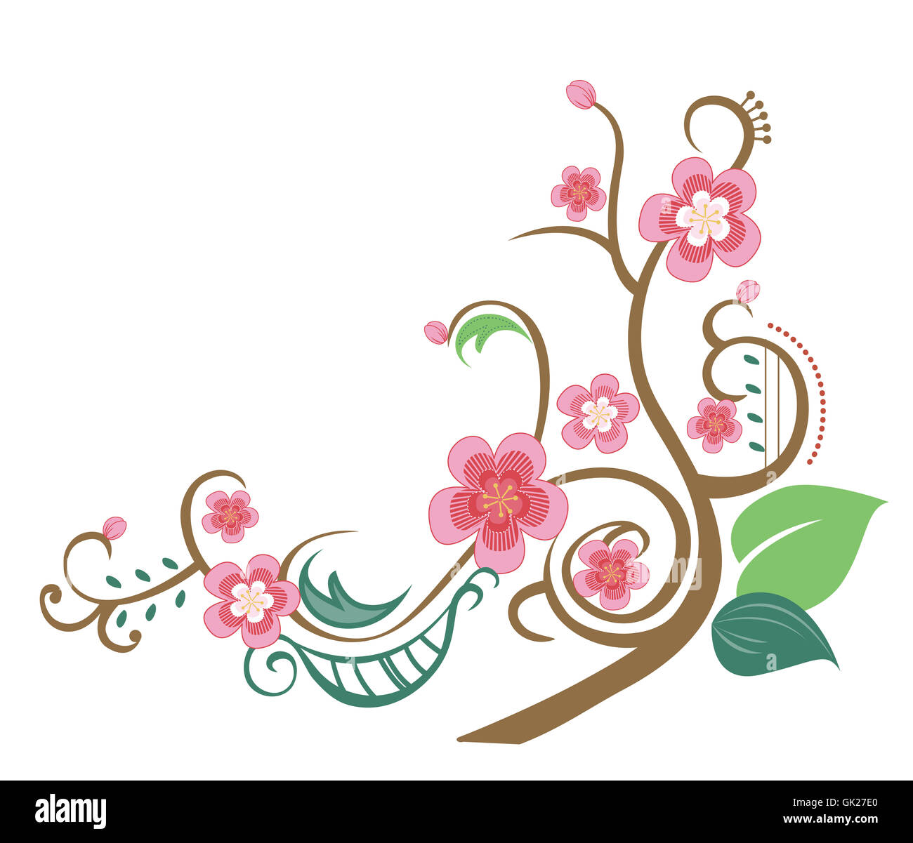 Photo tree branch plant Cut Out Stock Images & Pictures - Alamy