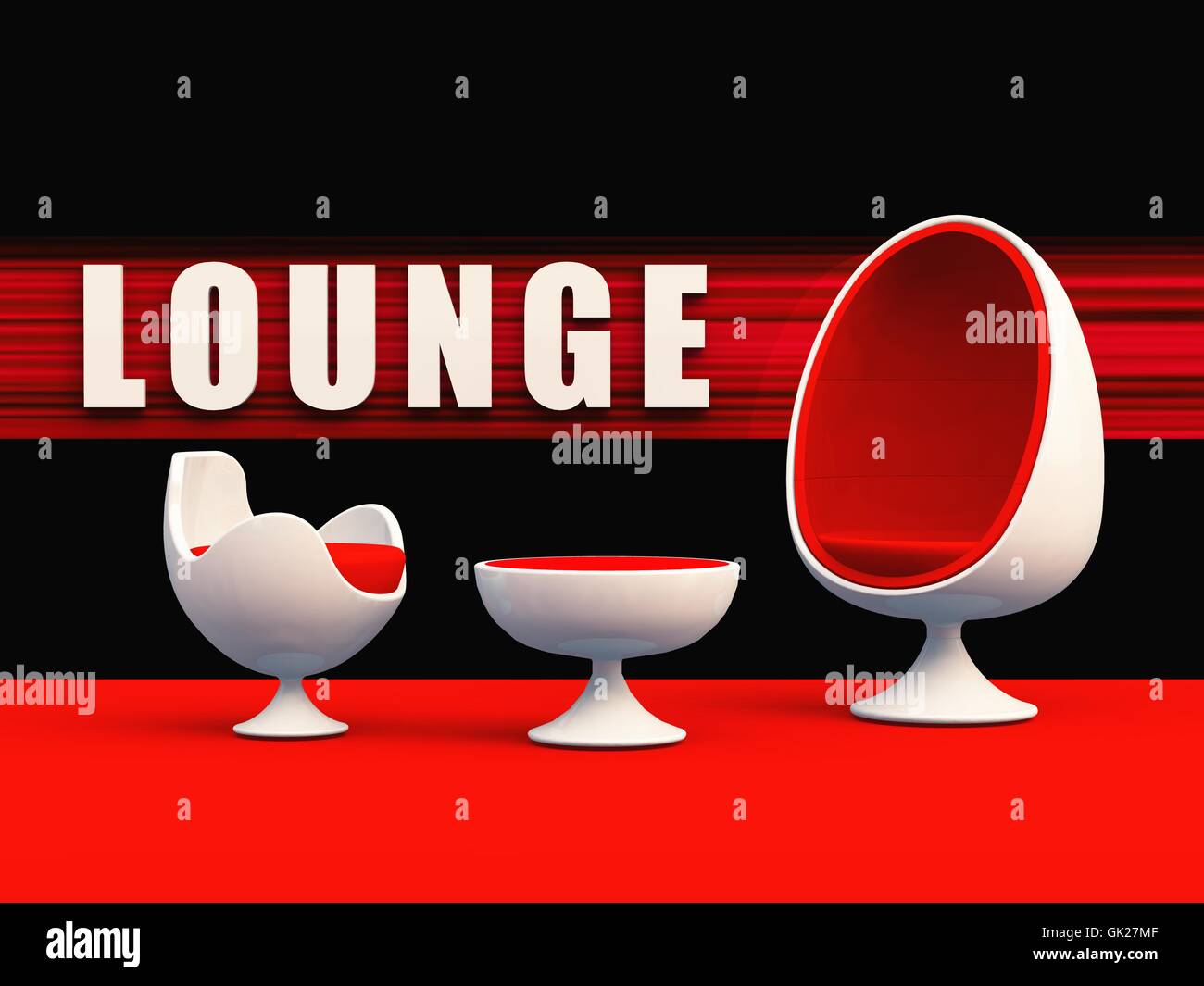 club lounge red Stock Photo - Alamy