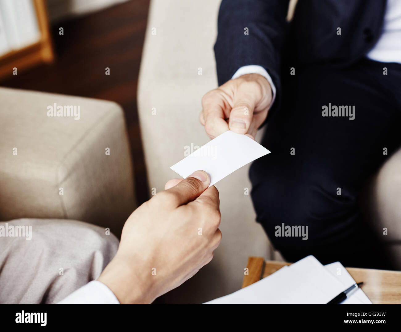 New business contact Stock Photo - Alamy