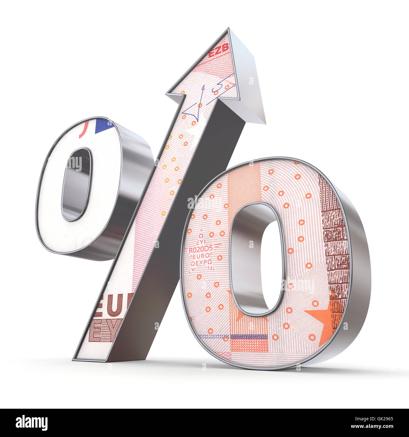 Euro increasing icon hi-res stock photography and images - Alamy