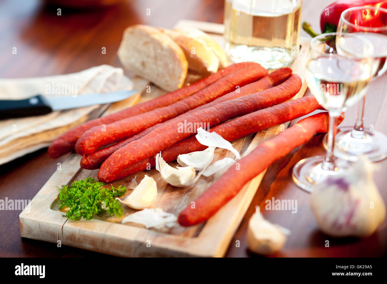 Cabanossiwurst hi-res stock photography and images - Alamy