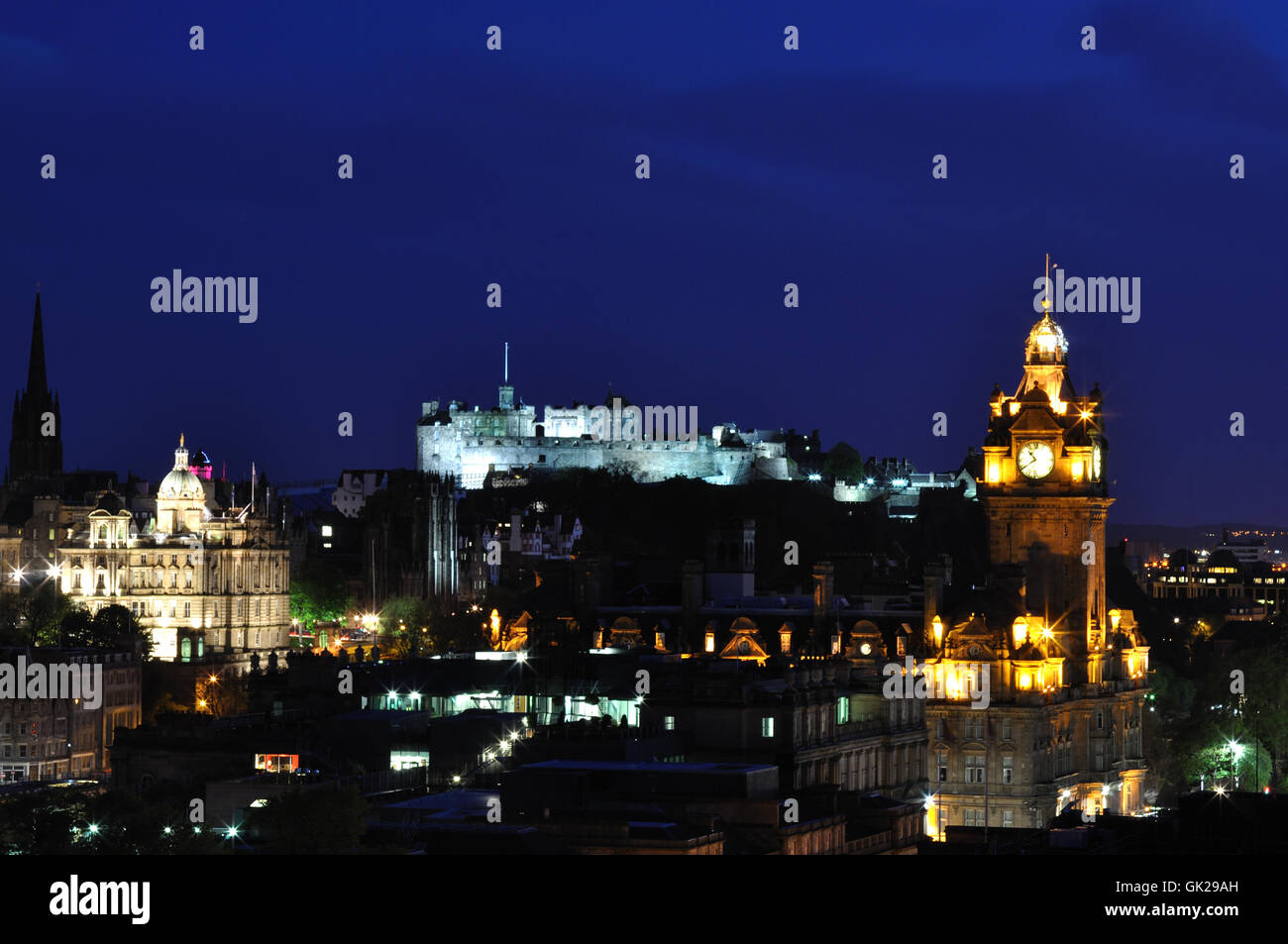 night nighttime england Stock Photo - Alamy