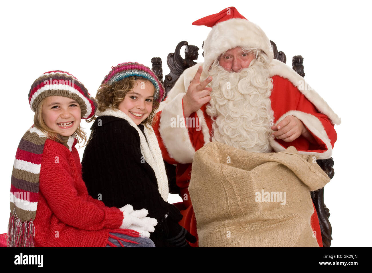 holiday winter father christmas Stock Photo - Alamy