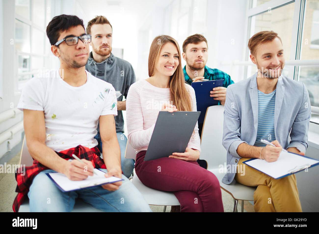 People at seminar Stock Photo - Alamy