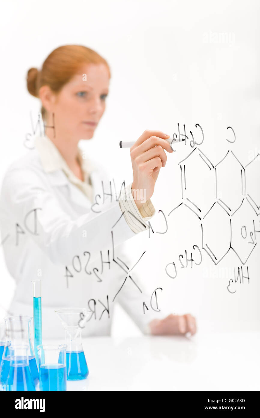 woman experiment female Stock Photo - Alamy