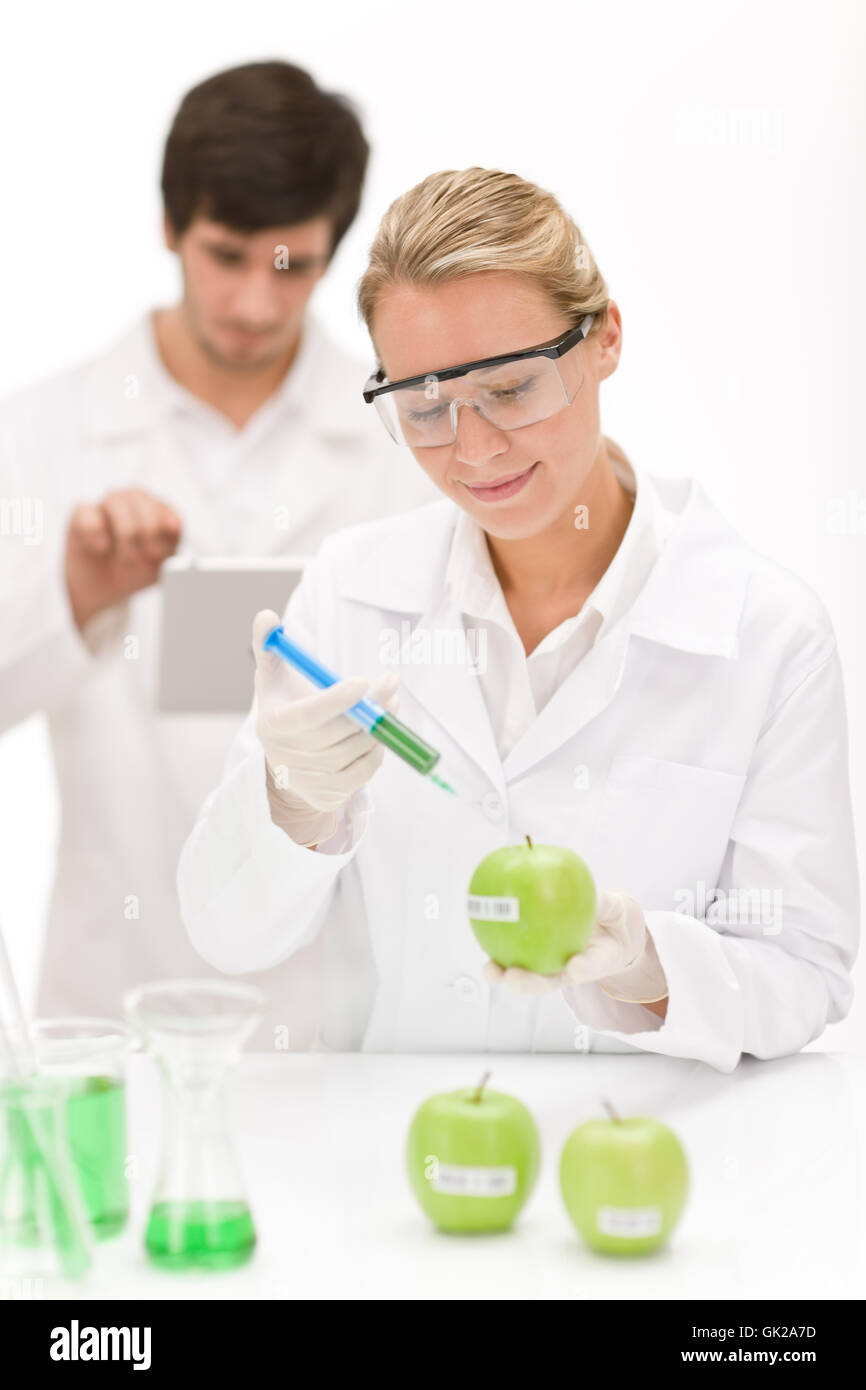 woman experiment research Stock Photo - Alamy