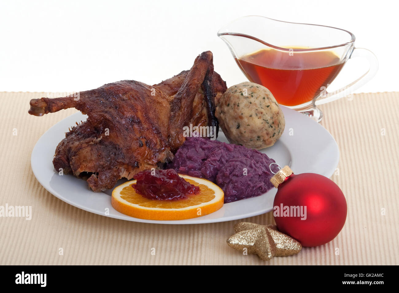 duck poultry red cabbage Stock Photo - Alamy