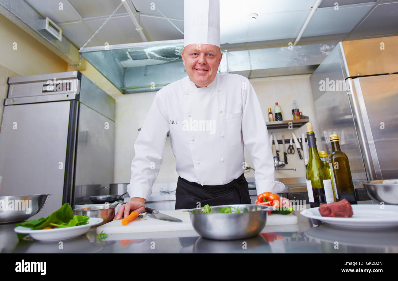 Professional restaurant chef or cook hi-res stock photography and ...