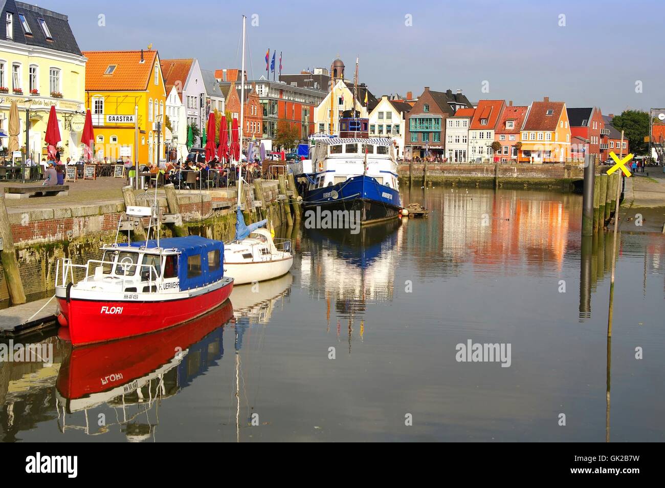 port of husum on the north sea Stock Photo - Alamy