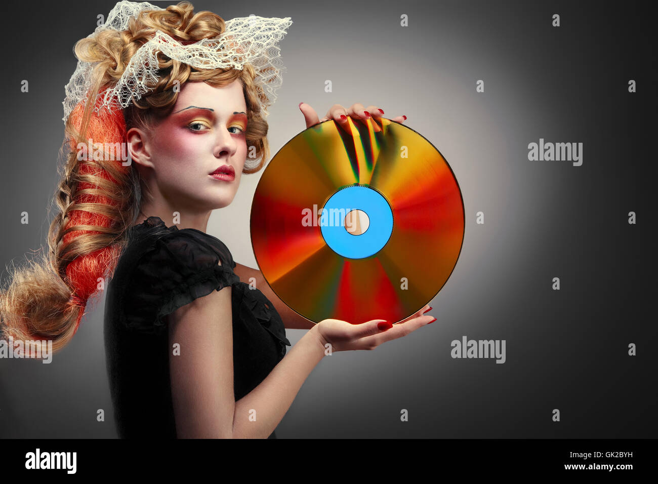 music vintage disc Stock Photo - Alamy