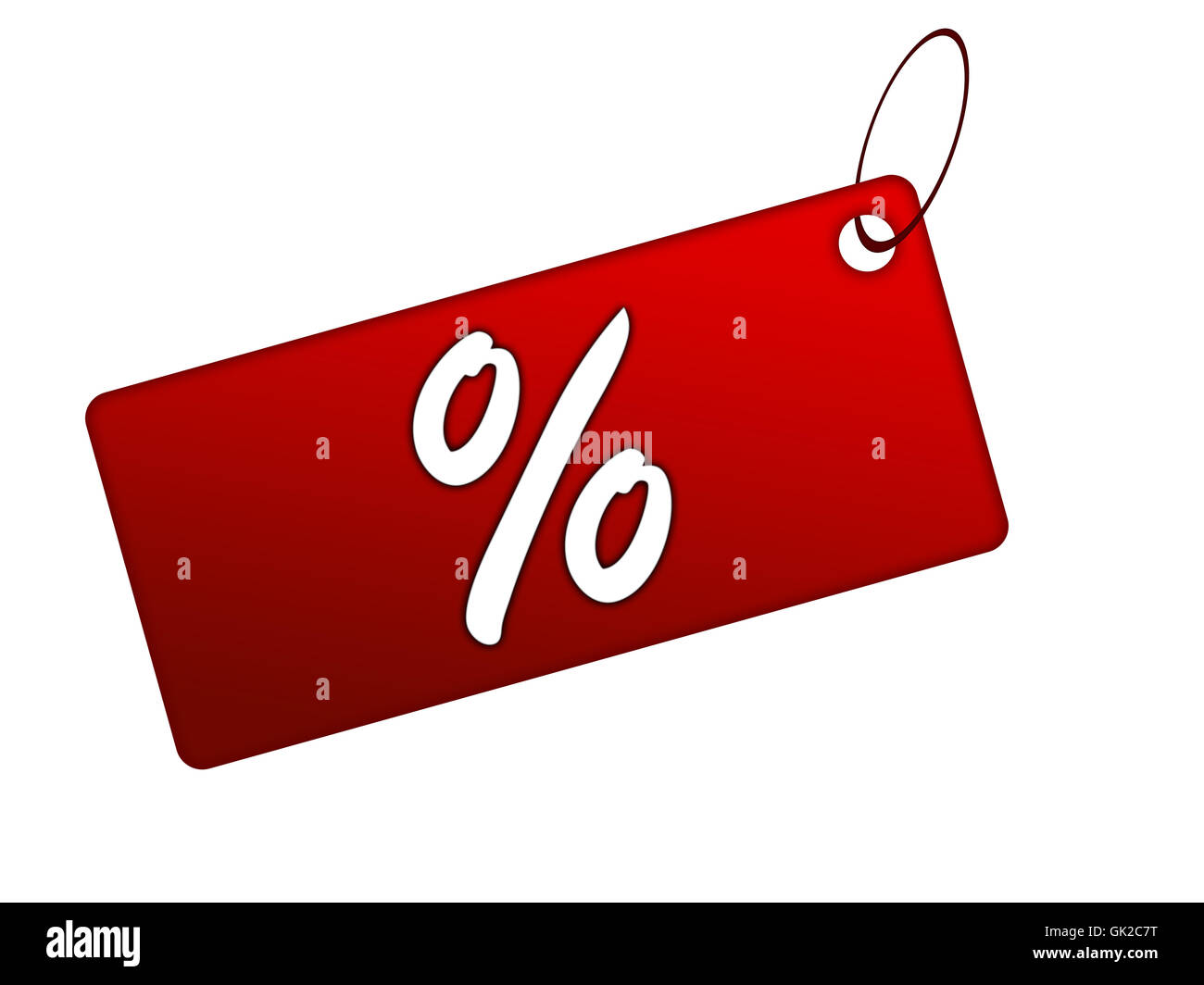 percent red card Stock Photo - Alamy