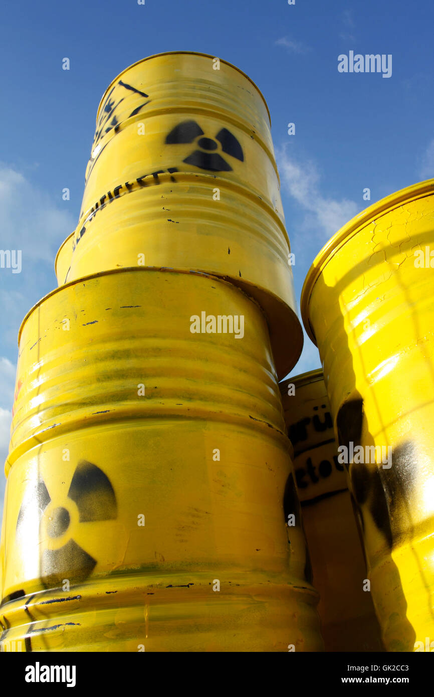 nuclear waste protest against nuclear power Stock Photo - Alamy