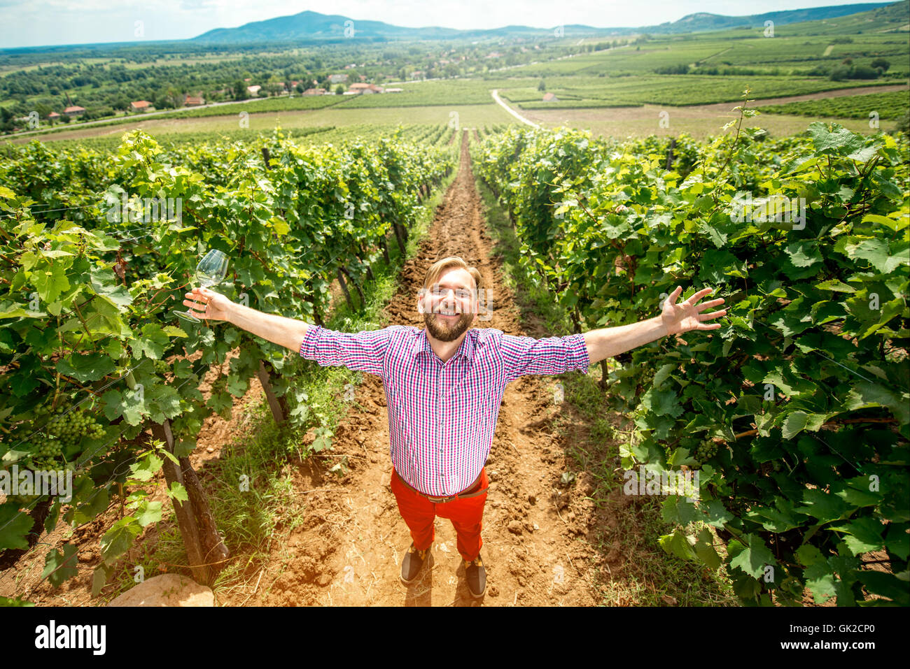 Businessman male owner farmland hi-res stock photography and images - Alamy