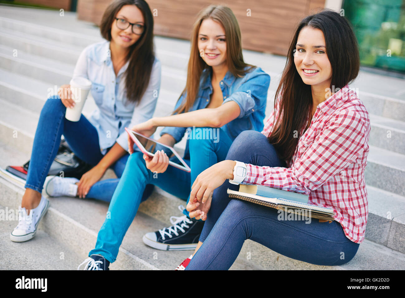 High school students Stock Photo - Alamy