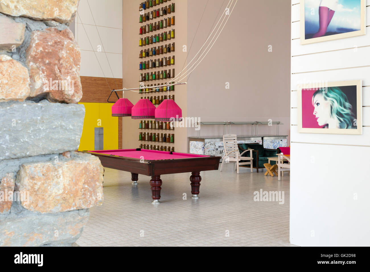 billiard table in Marmara hotel, Antalya, Turkey Stock Photo - Alamy