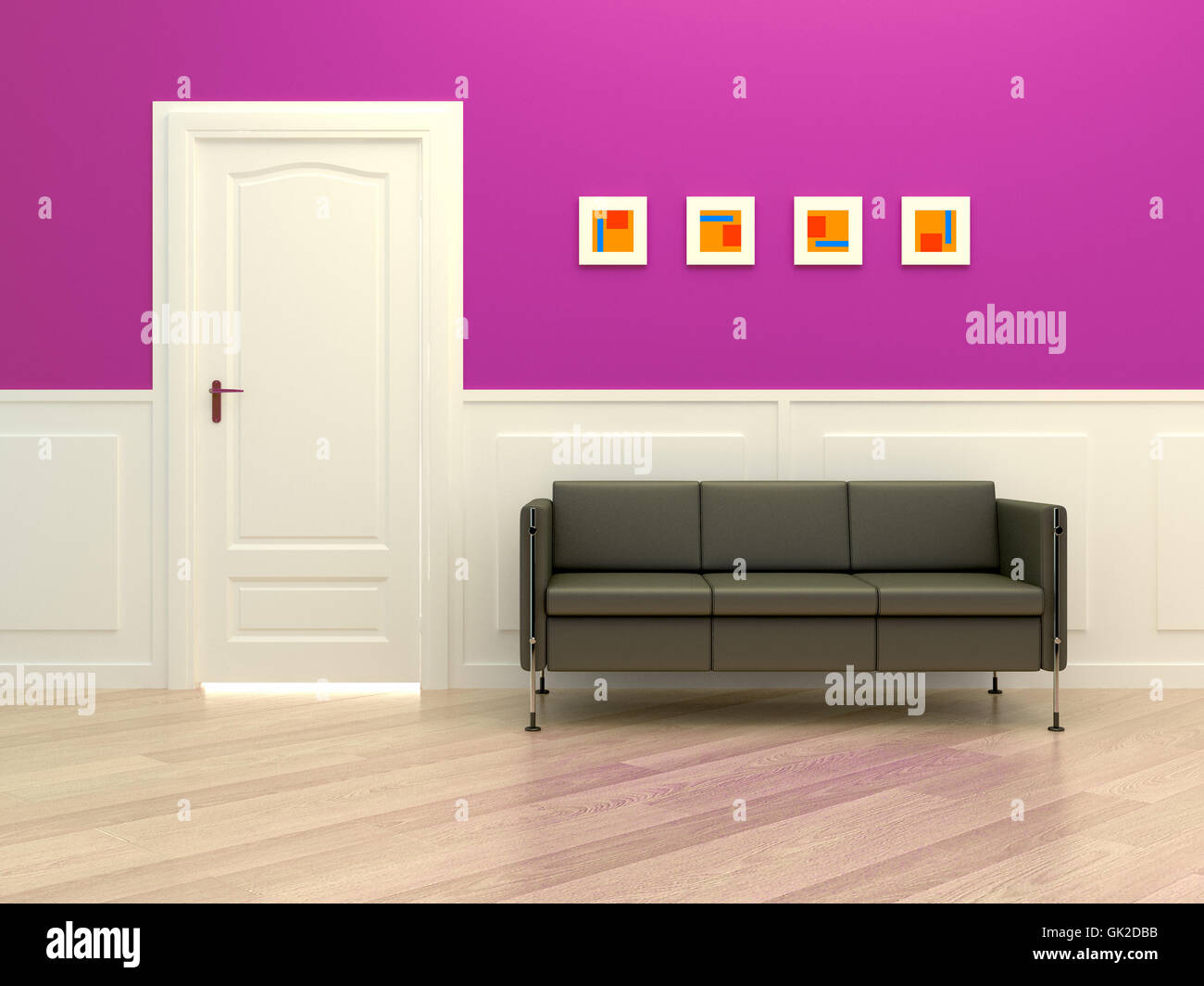 corridor interior door Stock Photo - Alamy