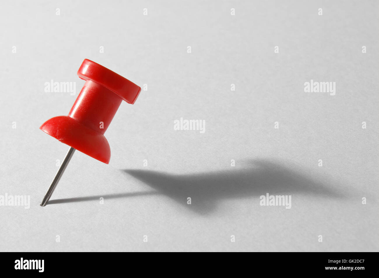 stationary pin red Stock Photo - Alamy