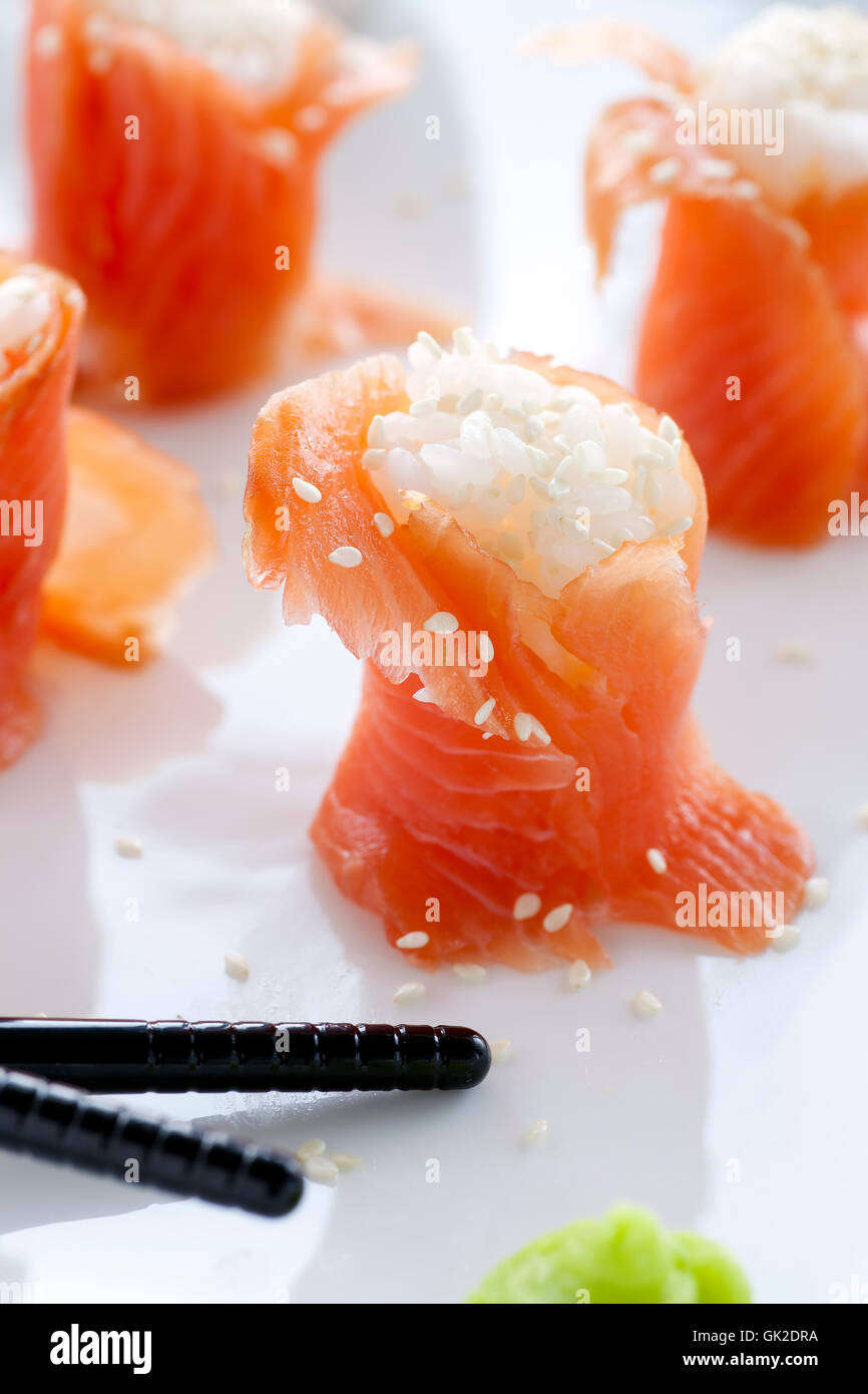 angle fish sushi Stock Photo - Alamy