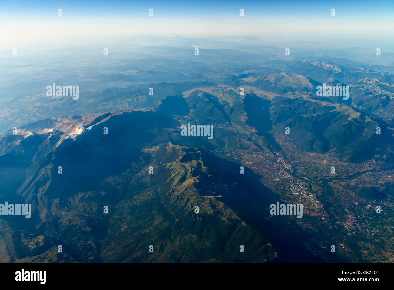 High Altitude Photo Of Planet Earth Horizon Stock Photo - Alamy