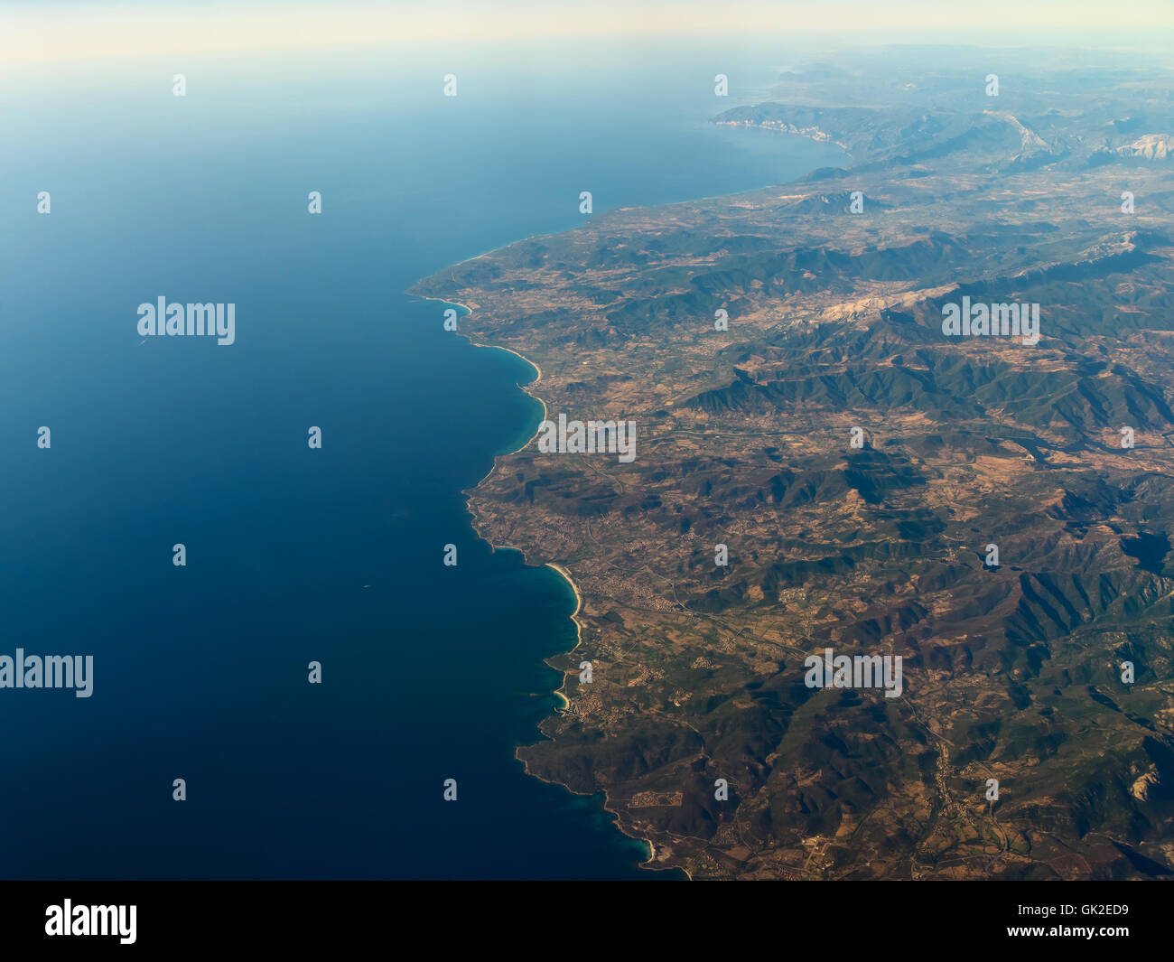High Altitude Photo Of Planet Earth Horizon Stock Photo - Alamy