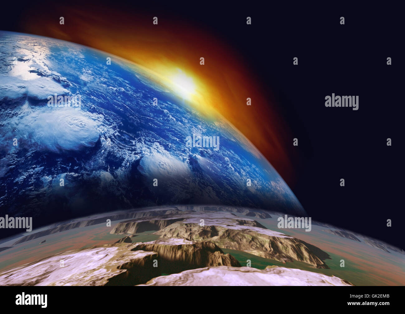 space ground soil Stock Photo - Alamy