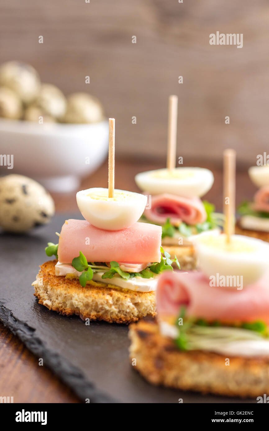 Spanish tapas pinchos hi-res stock photography and images - Alamy