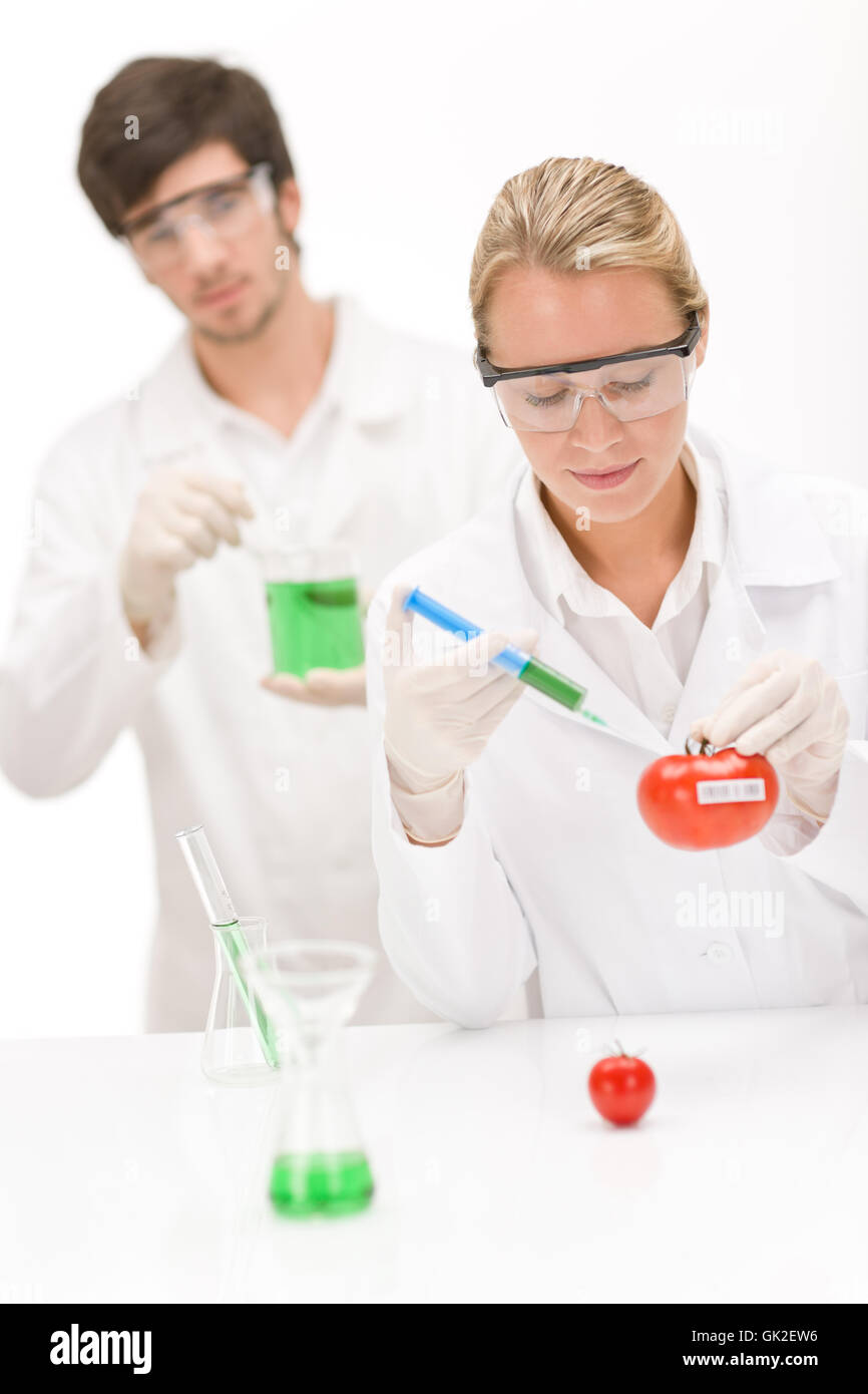 woman experiment research Stock Photo - Alamy