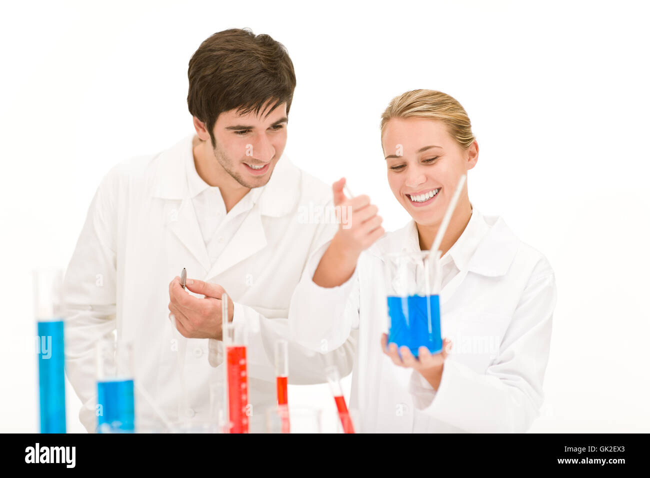 Fluid experiment Cut Out Stock Images & Pictures - Alamy