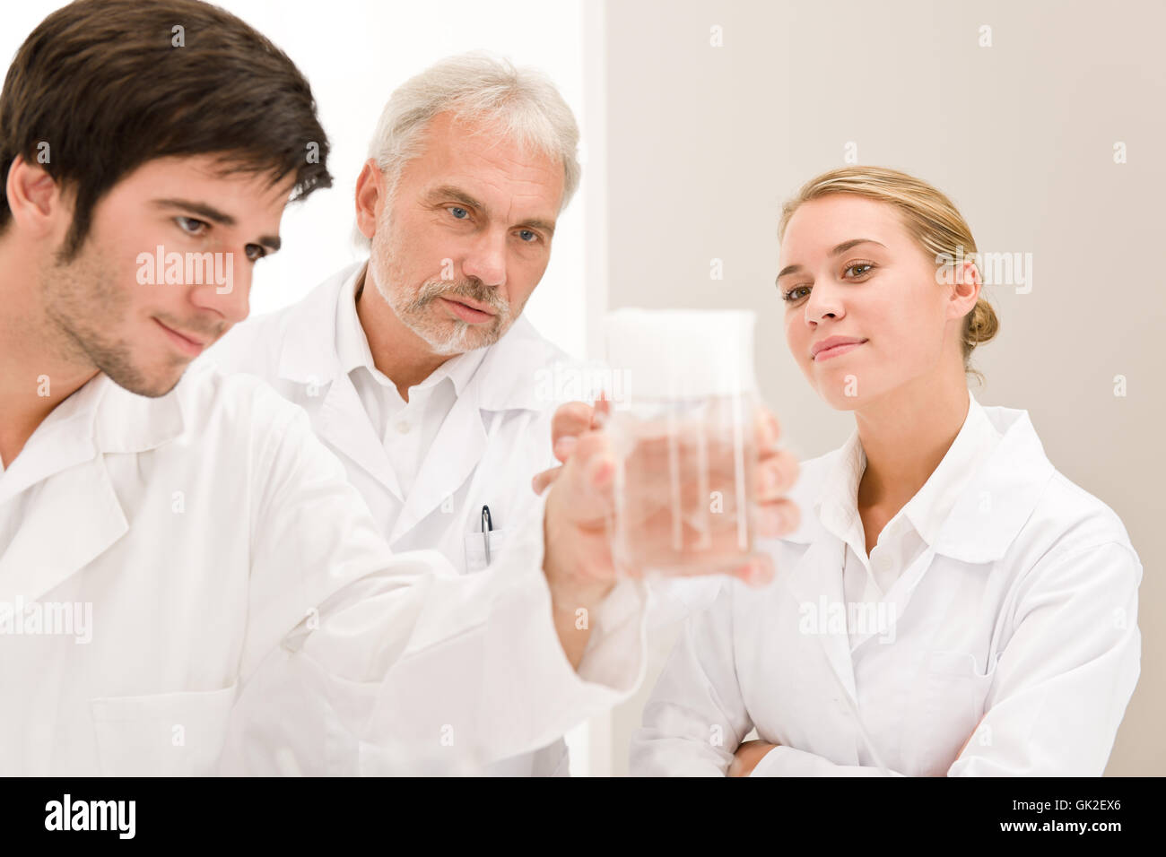 woman experiment research Stock Photo - Alamy