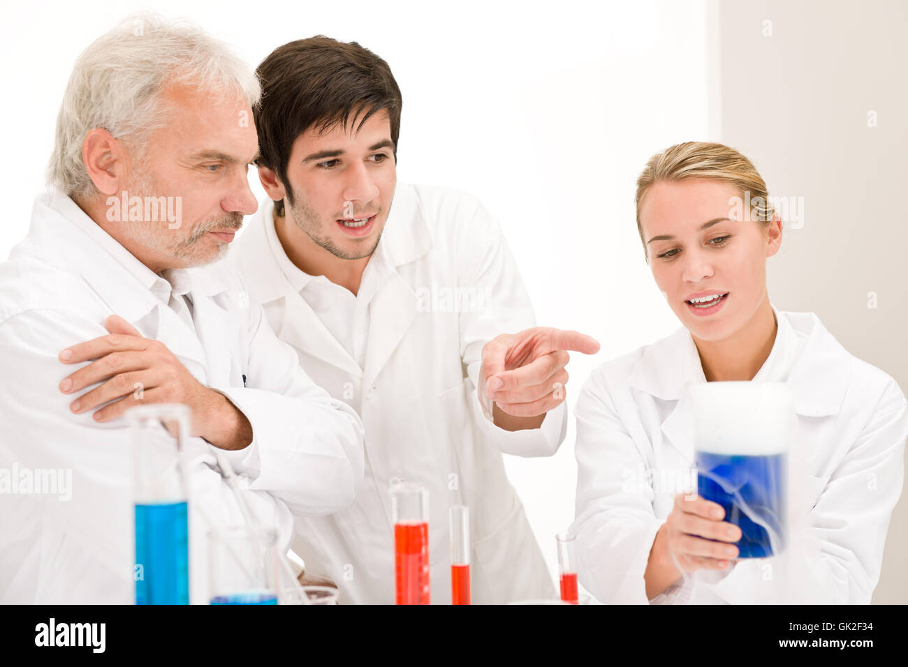 woman experiment research Stock Photo - Alamy