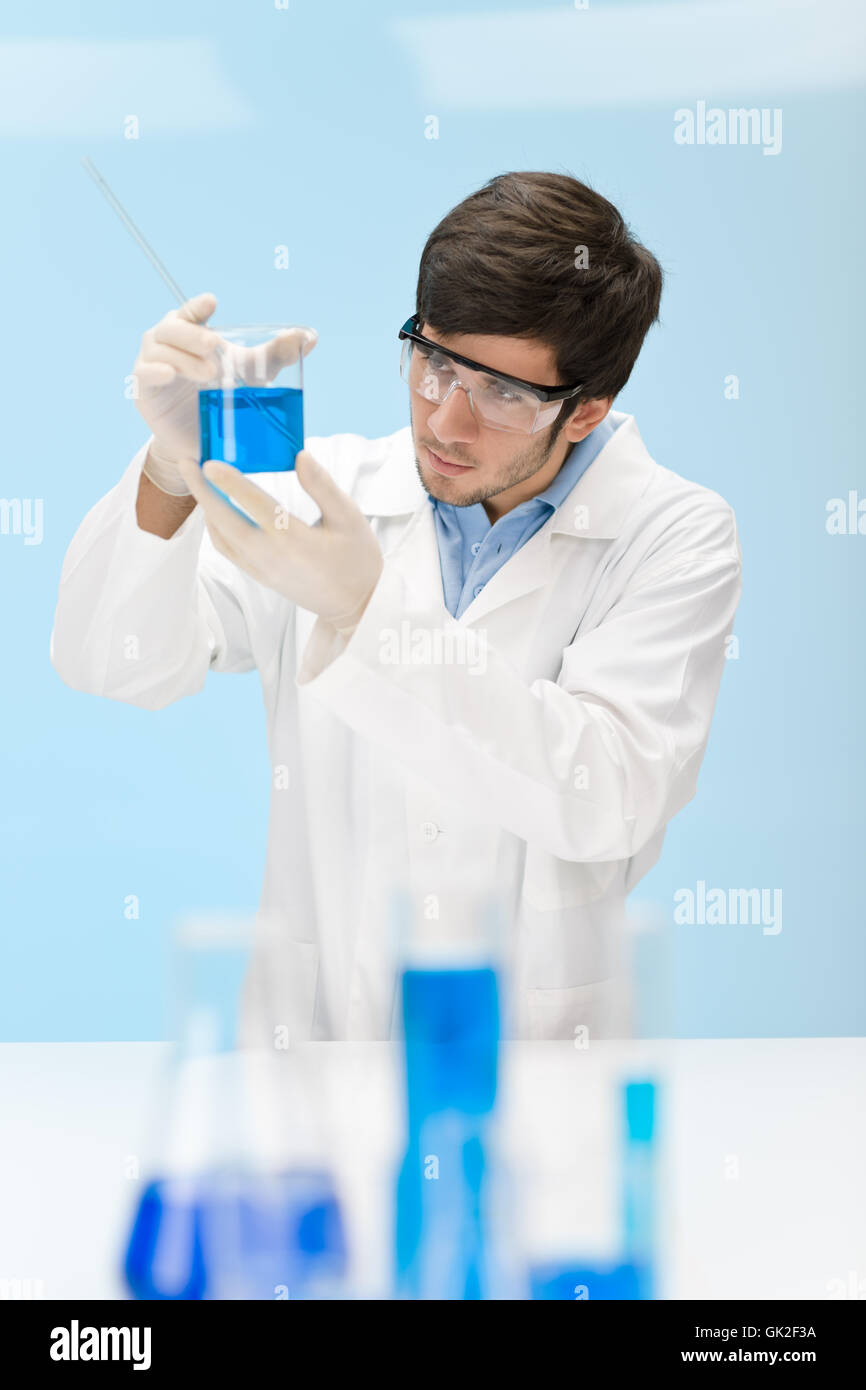 woman experiment research Stock Photo - Alamy