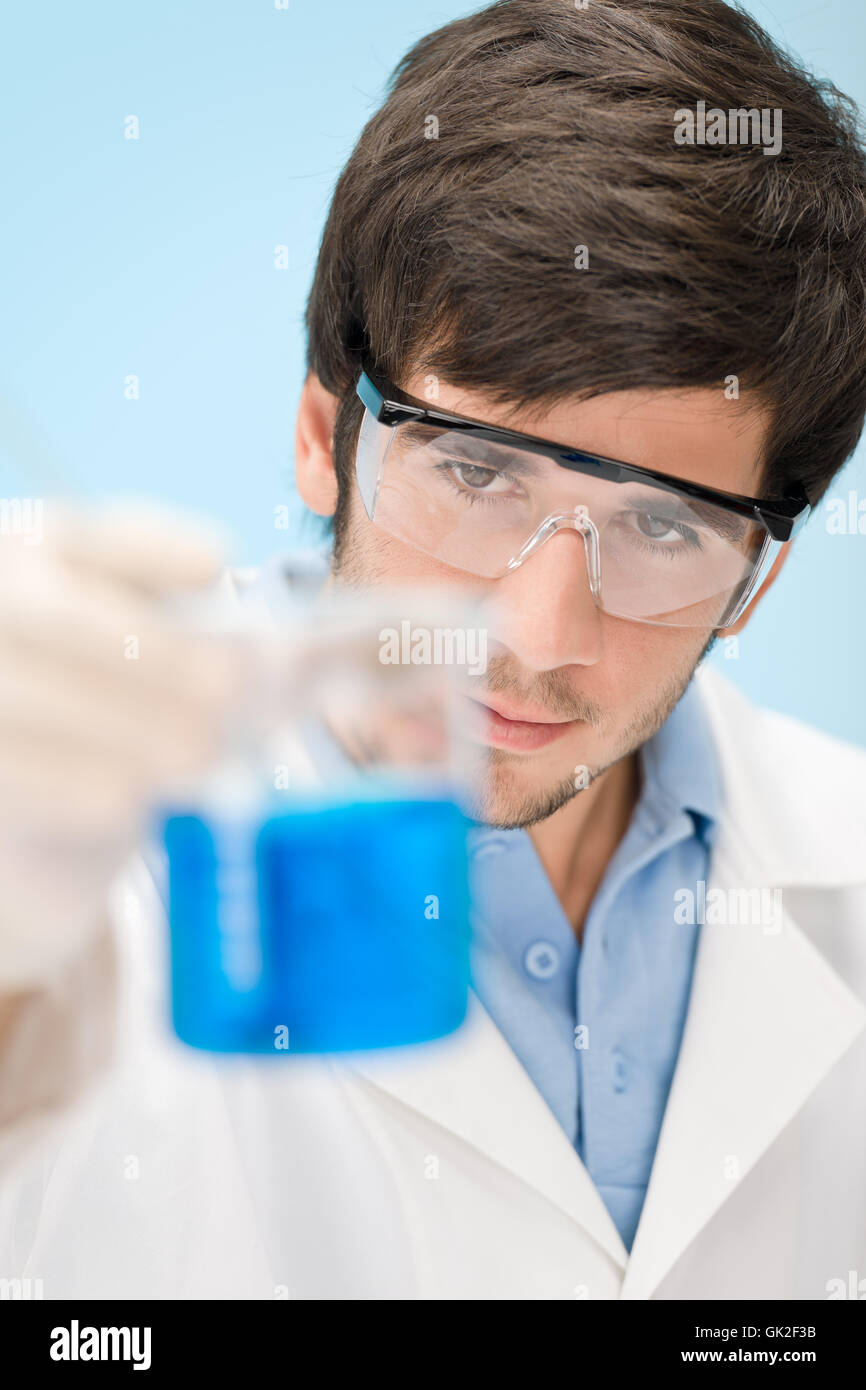 woman experiment research Stock Photo - Alamy
