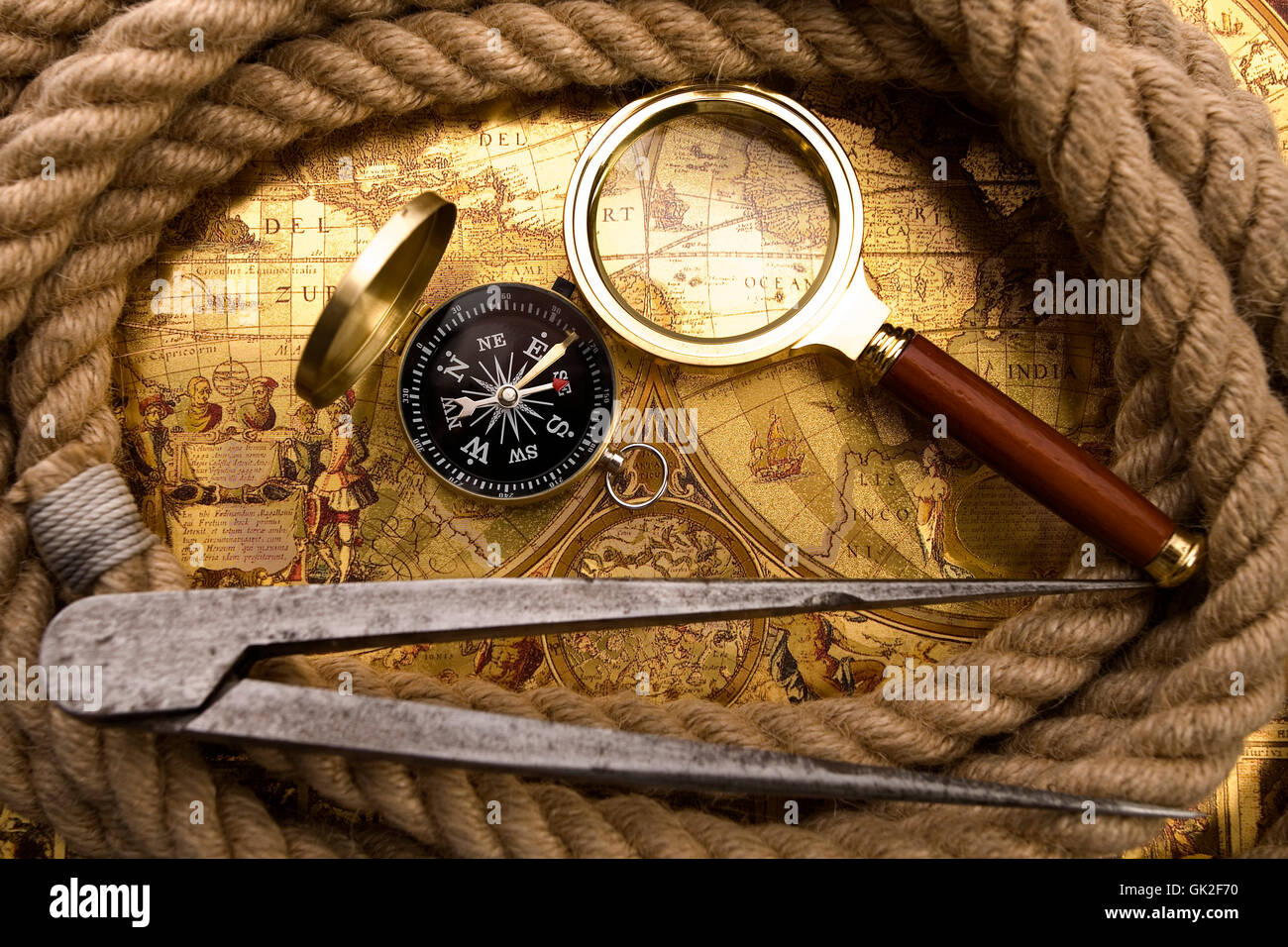 old map atlas Stock Photo - Alamy