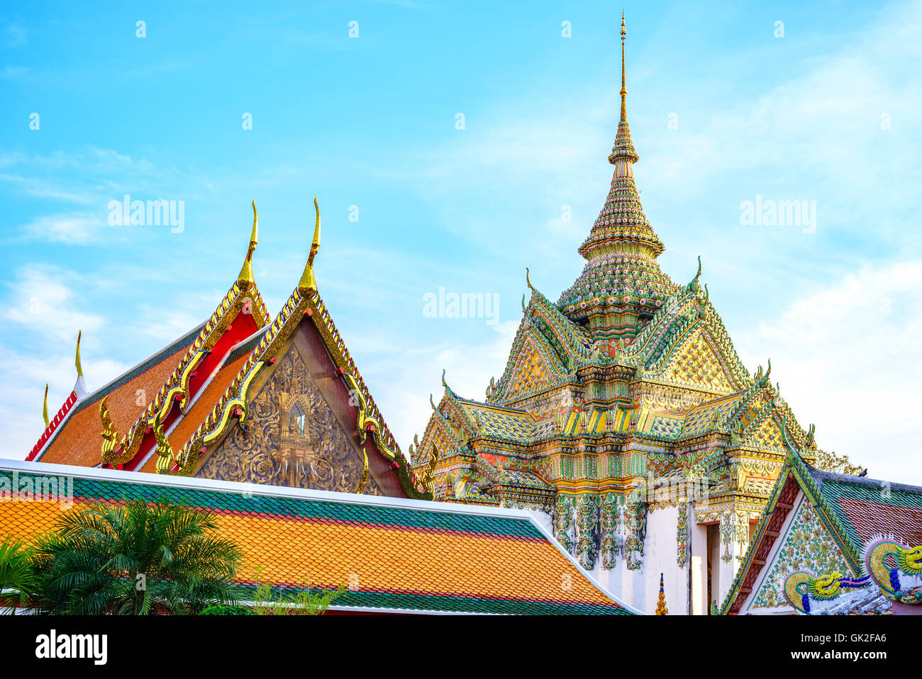 Wat Pho Temple, Bangkok, Thailand Stock Photo - Alamy