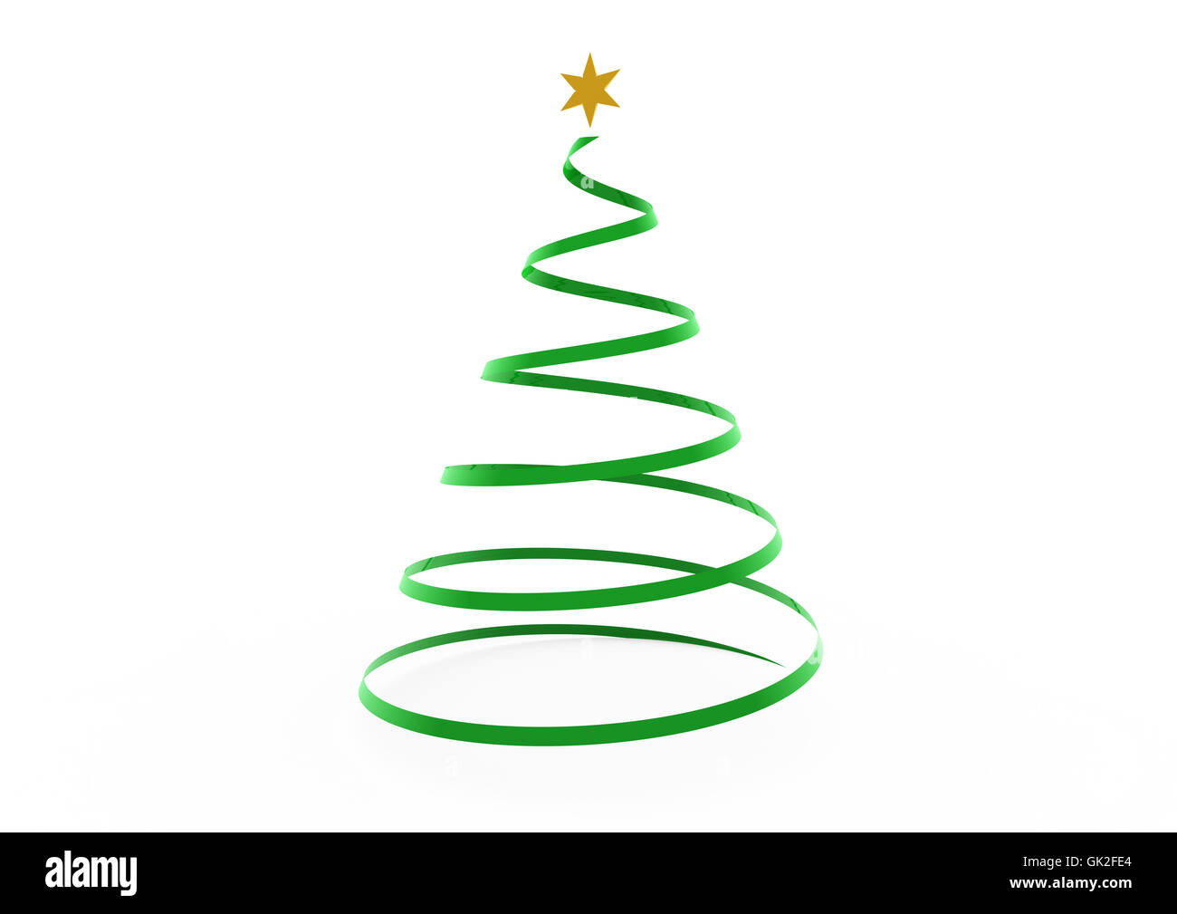 Christmas tree star illustration Cut Out Stock Images & Pictures - Alamy