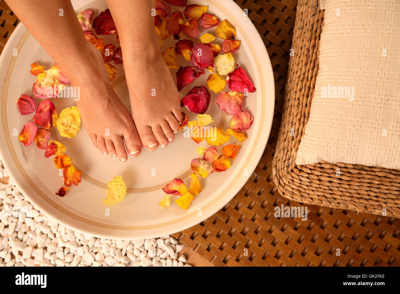 Two light brown feet hi-res stock photography and images - Alamy