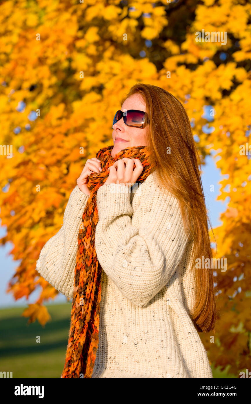 woman sunset portrait Stock Photo - Alamy