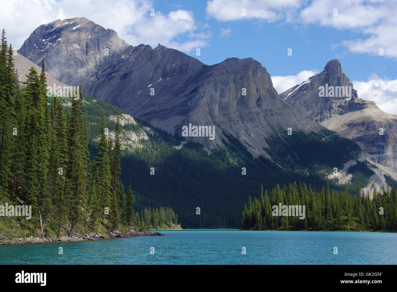 canada mountain lake salt water Stock Photo - Alamy