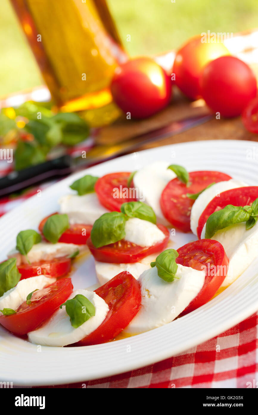 italian cheese basil Stock Photo - Alamy