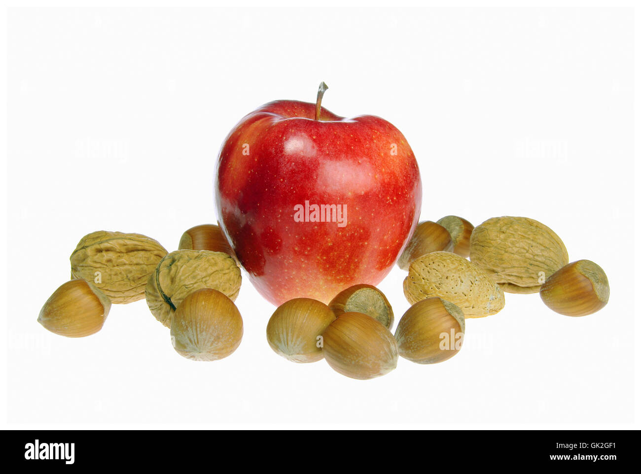apples apple nuts Stock Photo - Alamy